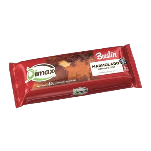 BUDÍN MARMOLADO X 185 GRS. – DIMAX – Distribuidor Mayorista Frusan