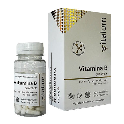 VITAMINA B COMPLEX X 60 CAPSULAS – VITALUM – Distribuidor Mayorista Frusan